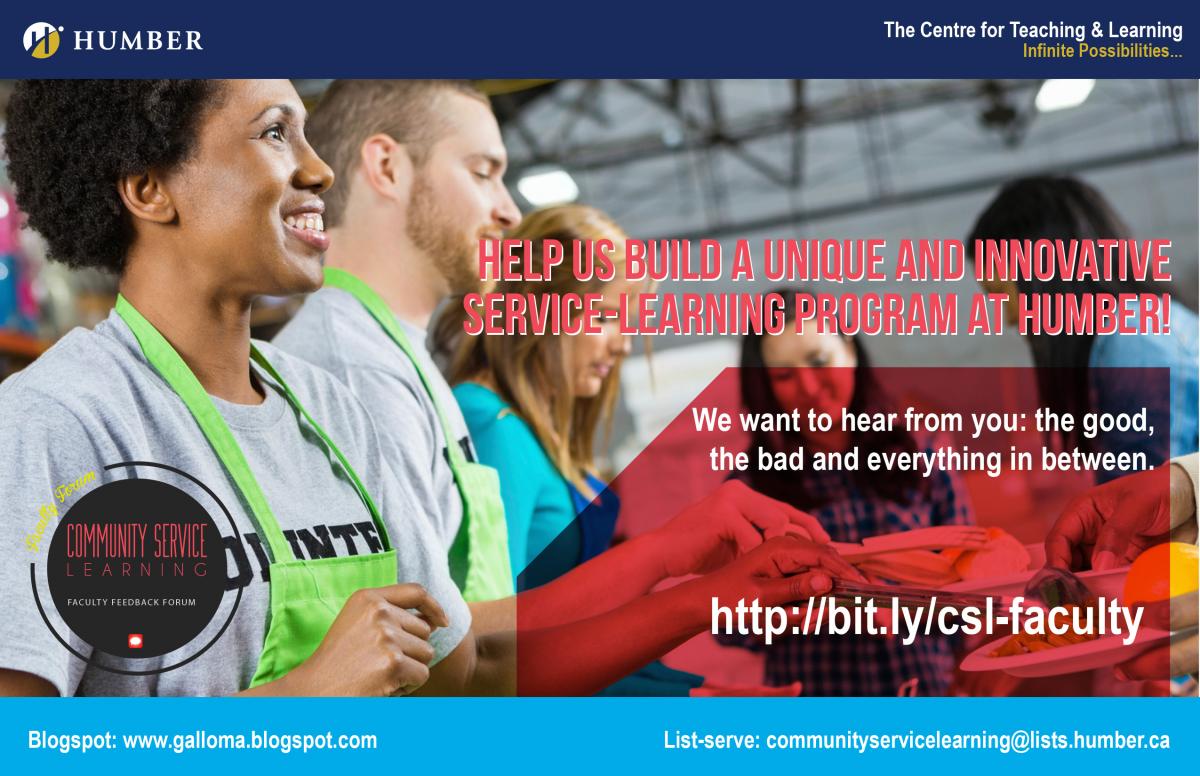 Service-Learning Faculty Survey | Humber Communiqué